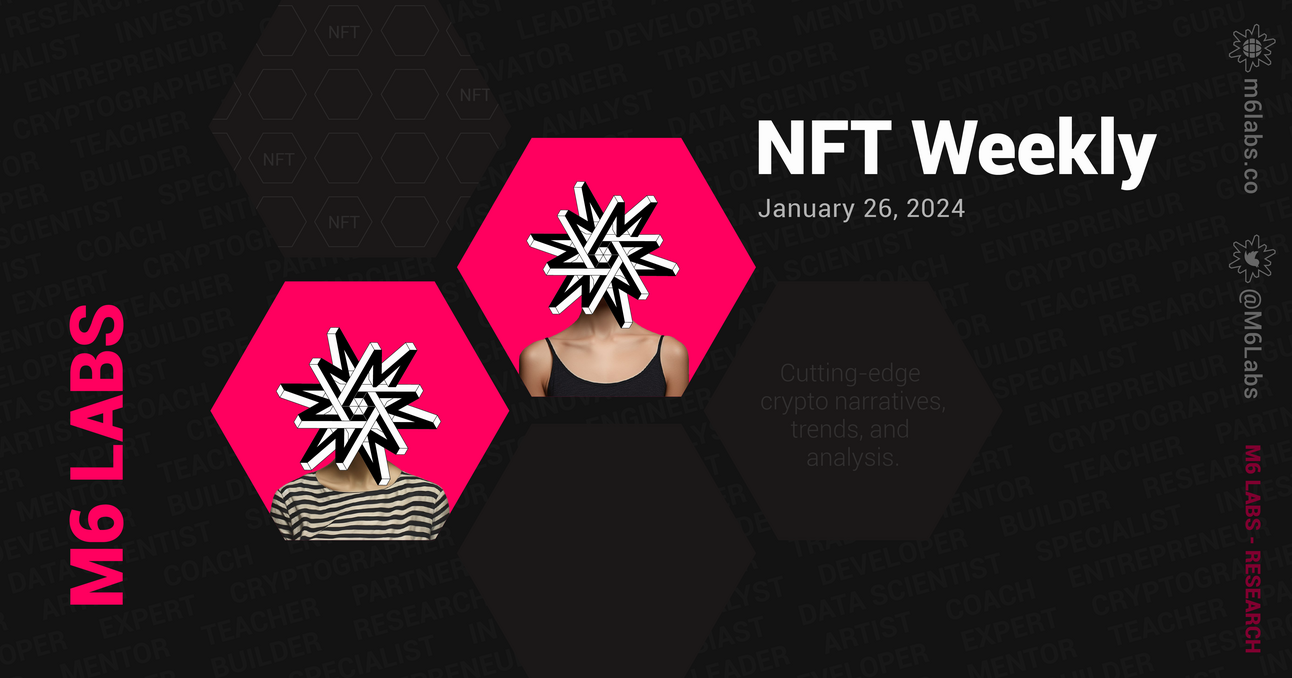 M6 Labs NFT Weekly: Exploring Ordinals Airdrops and Ronin's Comeback