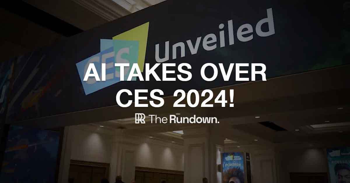 AI takeover at CES 2024