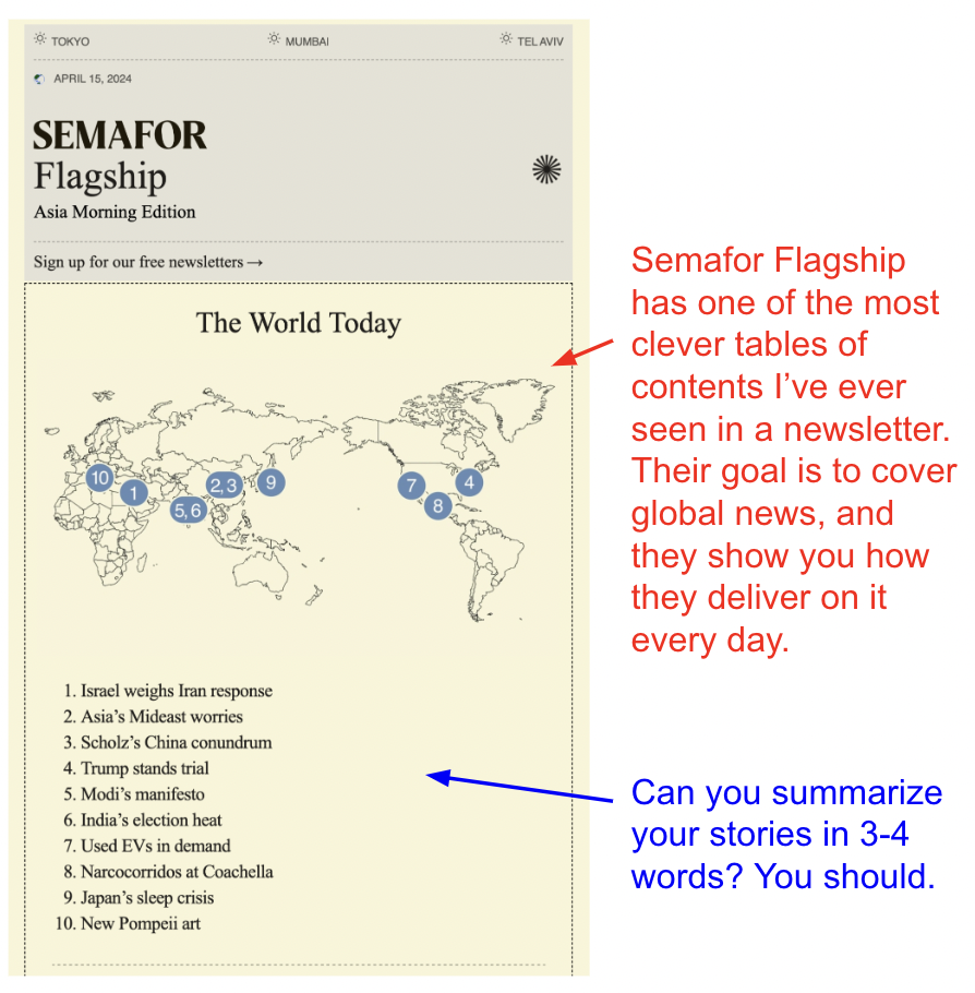 How Semafor reinvented the news brief