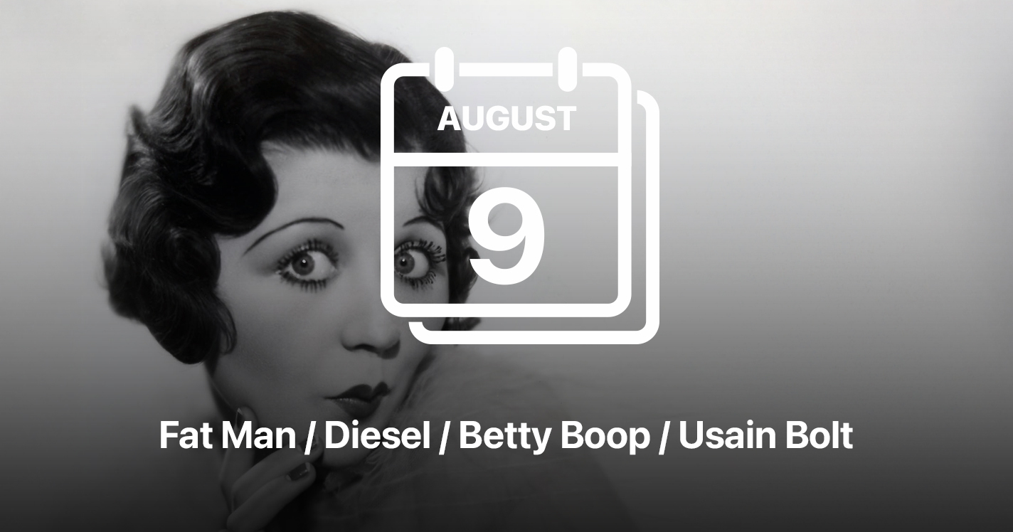 Fat Man / Diesel / Betty Boop / Usain Bolt
