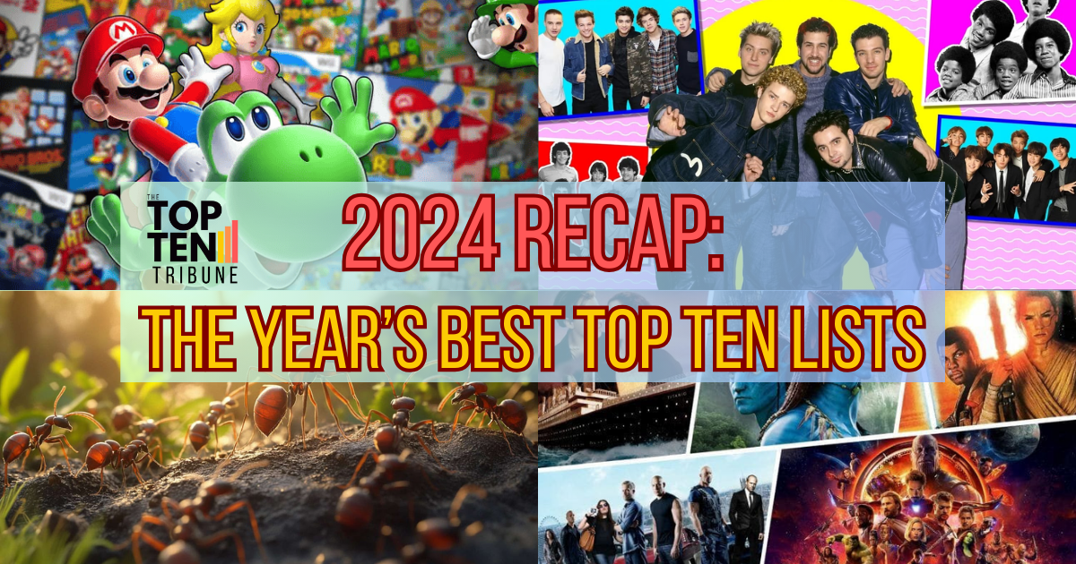 The Year's Best Top Ten Lists - Dec. 26, 2024
