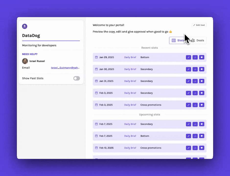 💬 Easily Collaborate on Deals