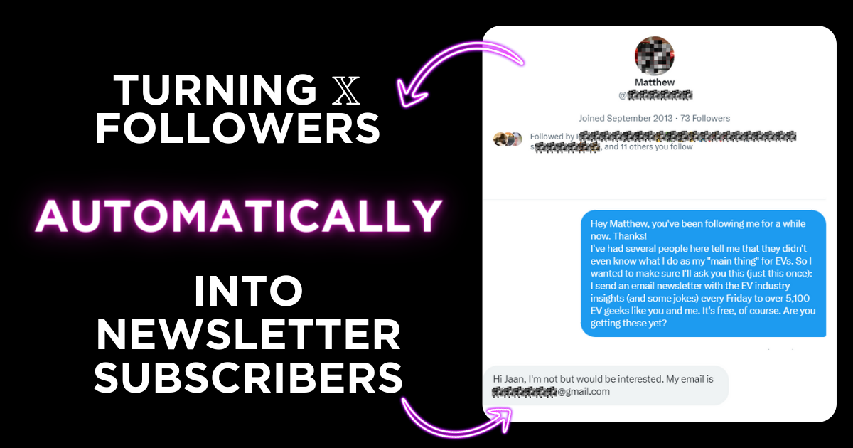How to auto DM your followers on Twitter (X) to get more newsletter ...