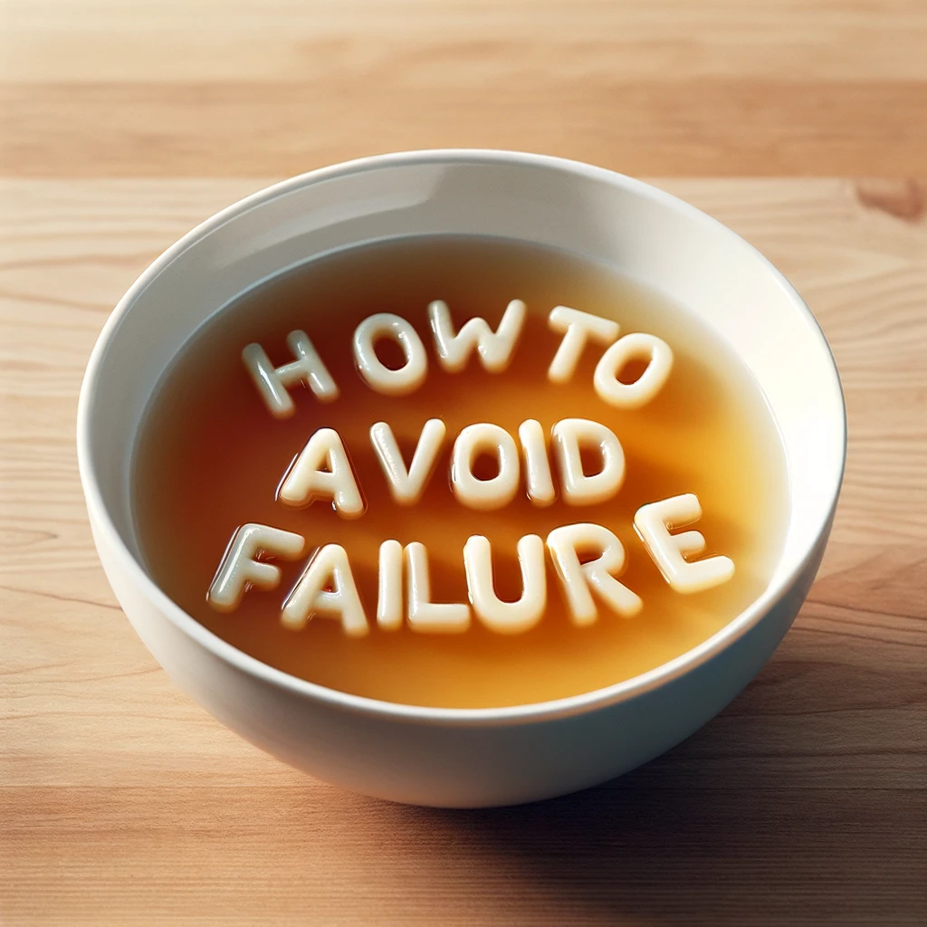 The Simple Formula to Avoid Failure