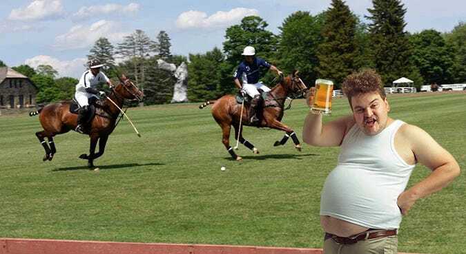 English Polo Fan Absolutely Knackered On Earl Gray, Shouting Mild ...