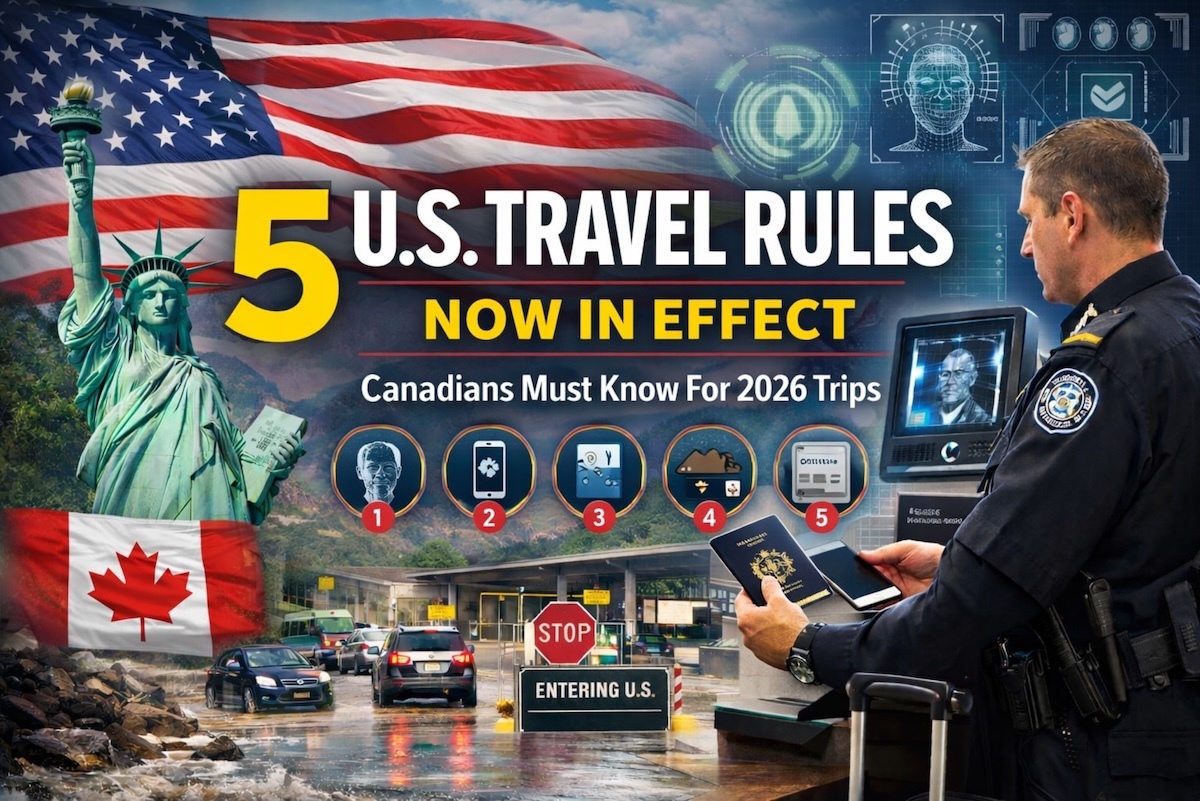 5 Travel Rules Canadians Must Know Before Entering The U.S. In 2026