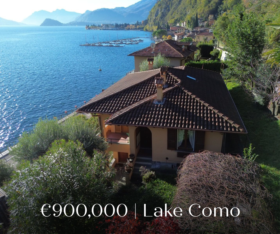 Lake Como Villa with Garden & Direct Water Access