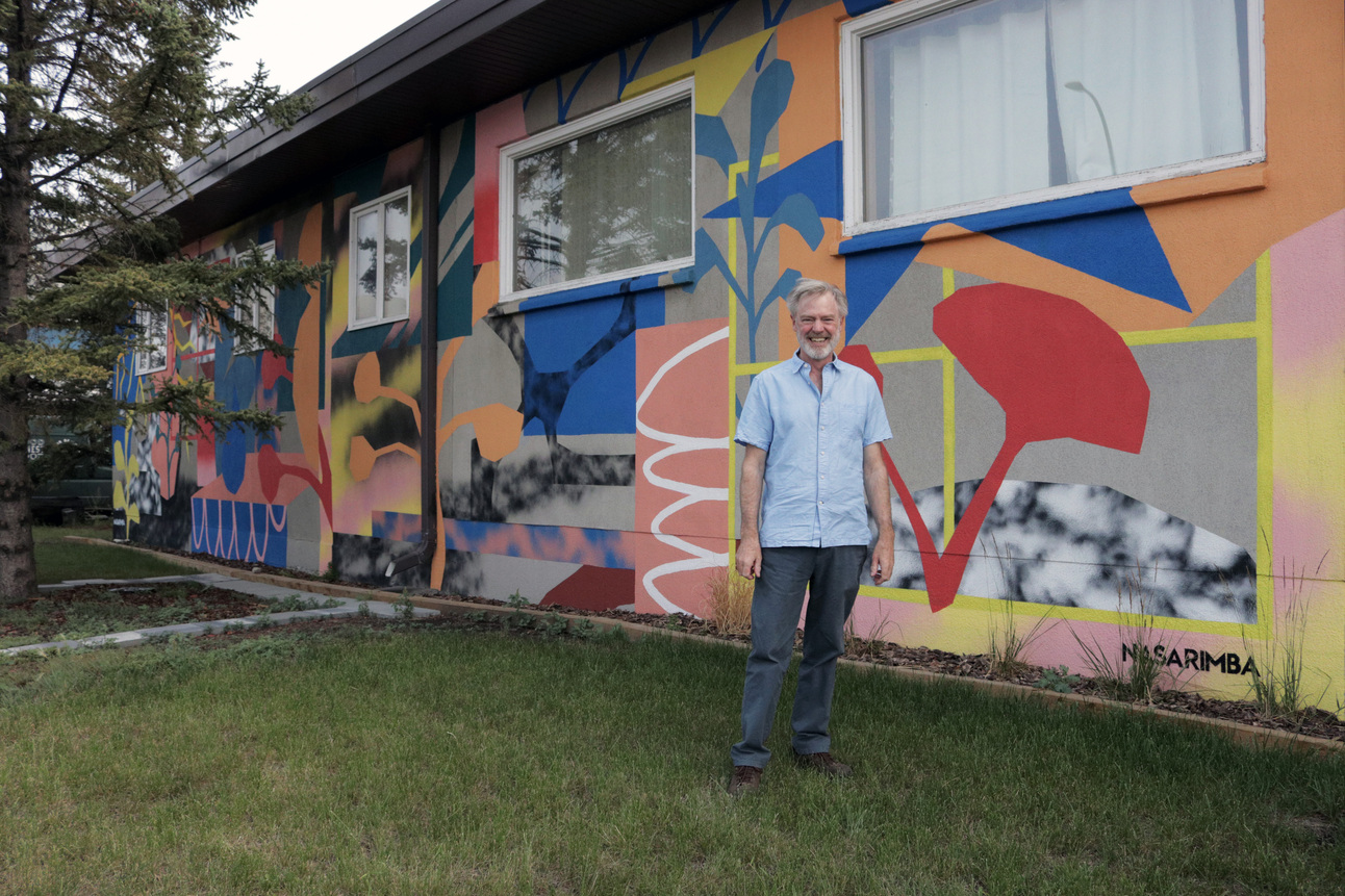 A Calgary artist is taking matters into his own hands