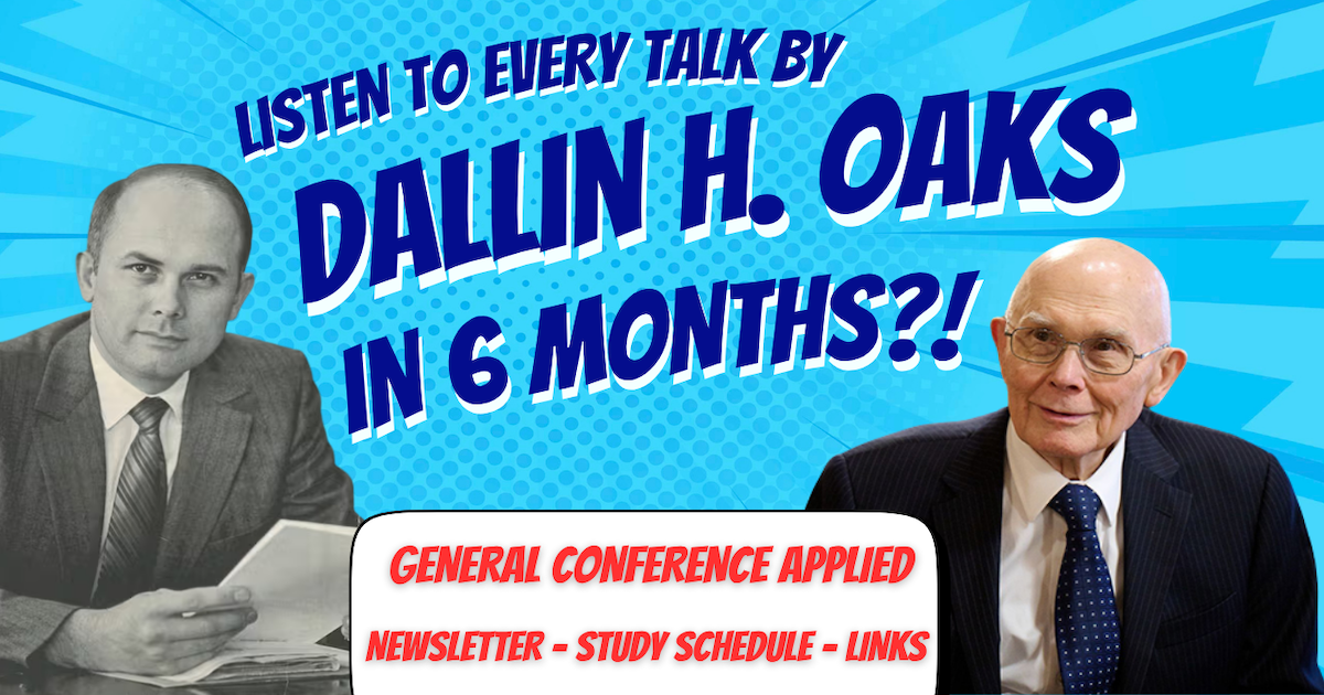 Come Listen to a Prophet's Voice: Week of November 16-22, 2025