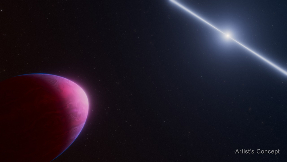 An egg-shaped planet orbits a death star