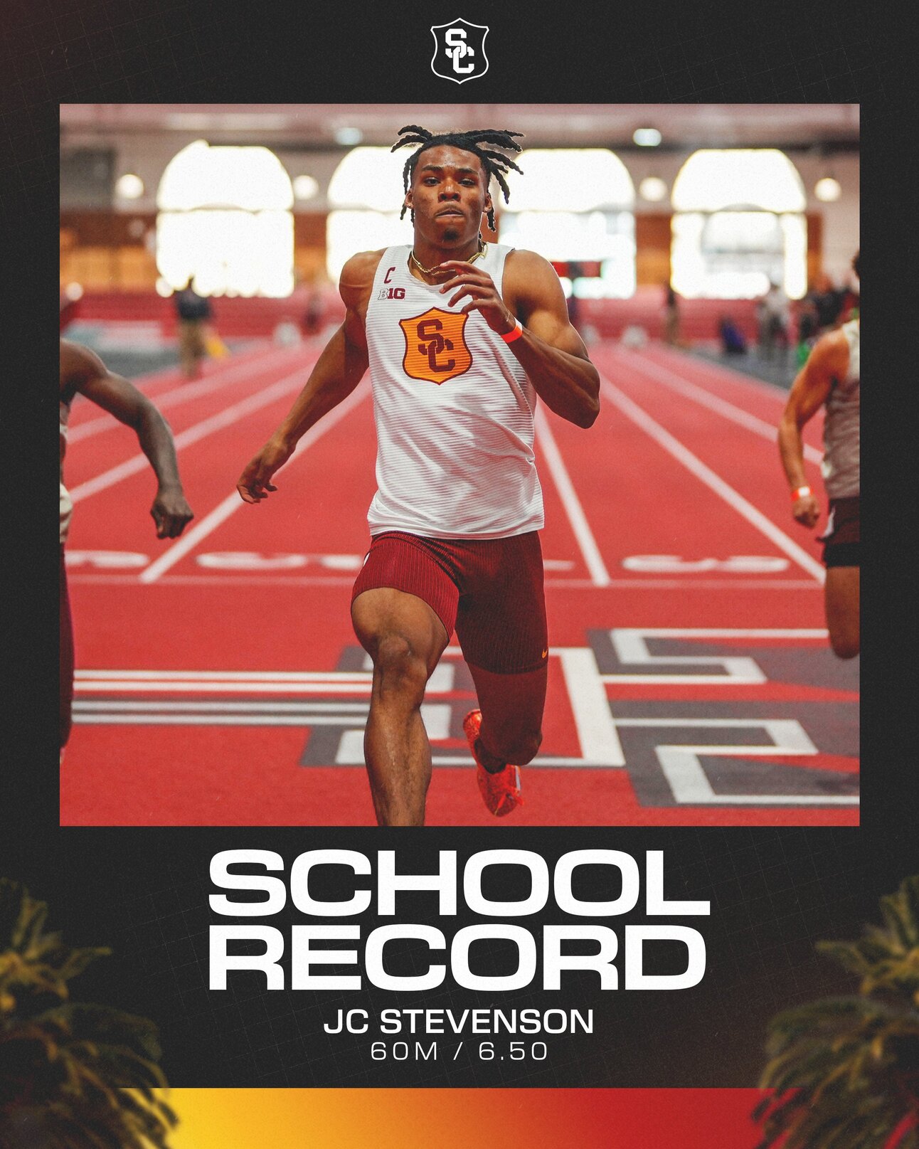 USC Trojan track and field athlete JC Stevenson is ranked No. 1 in the ...