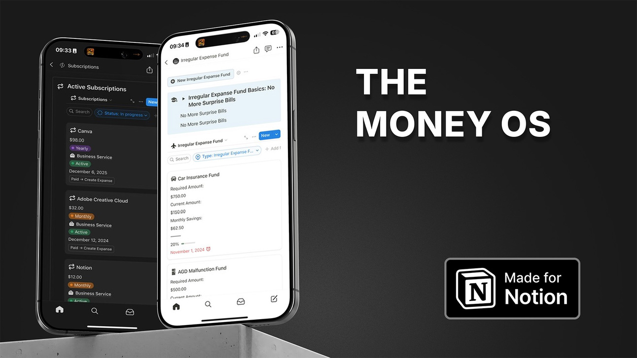 Money OS - your ultimate finance tracker!