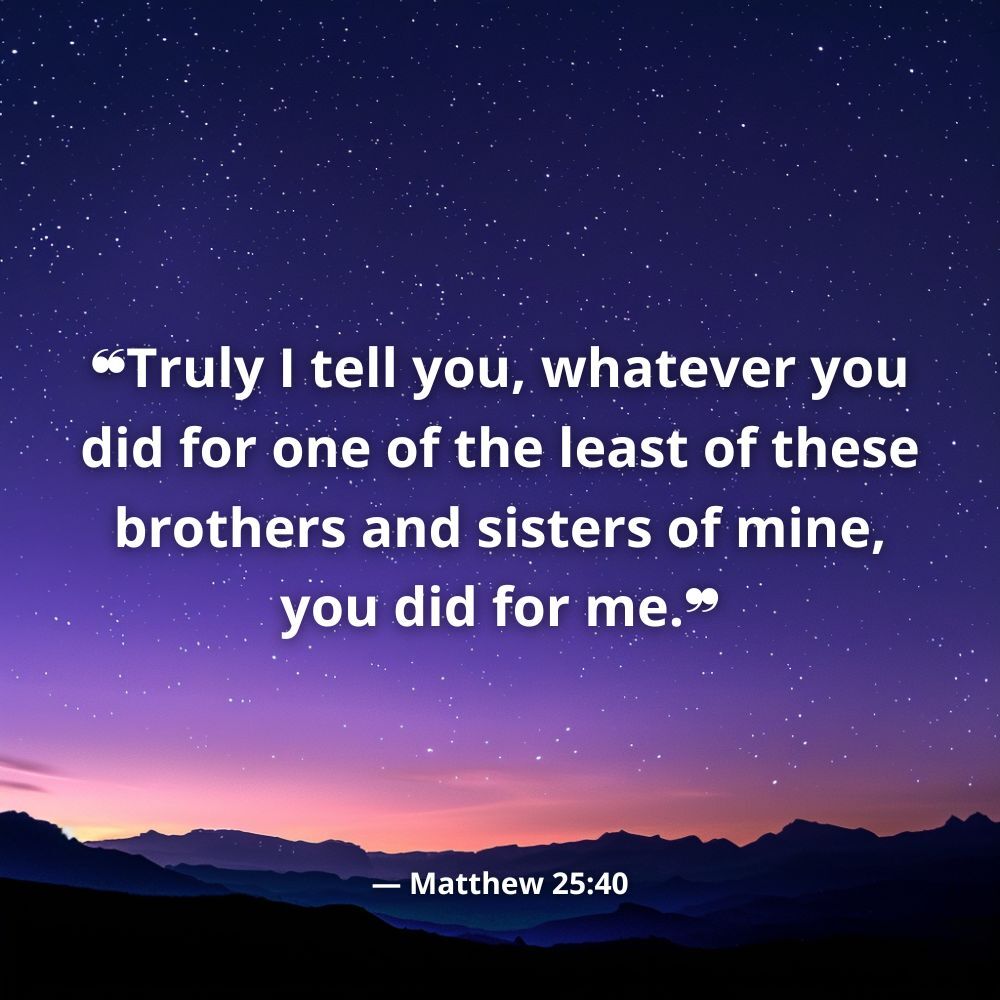 matthew 25v40