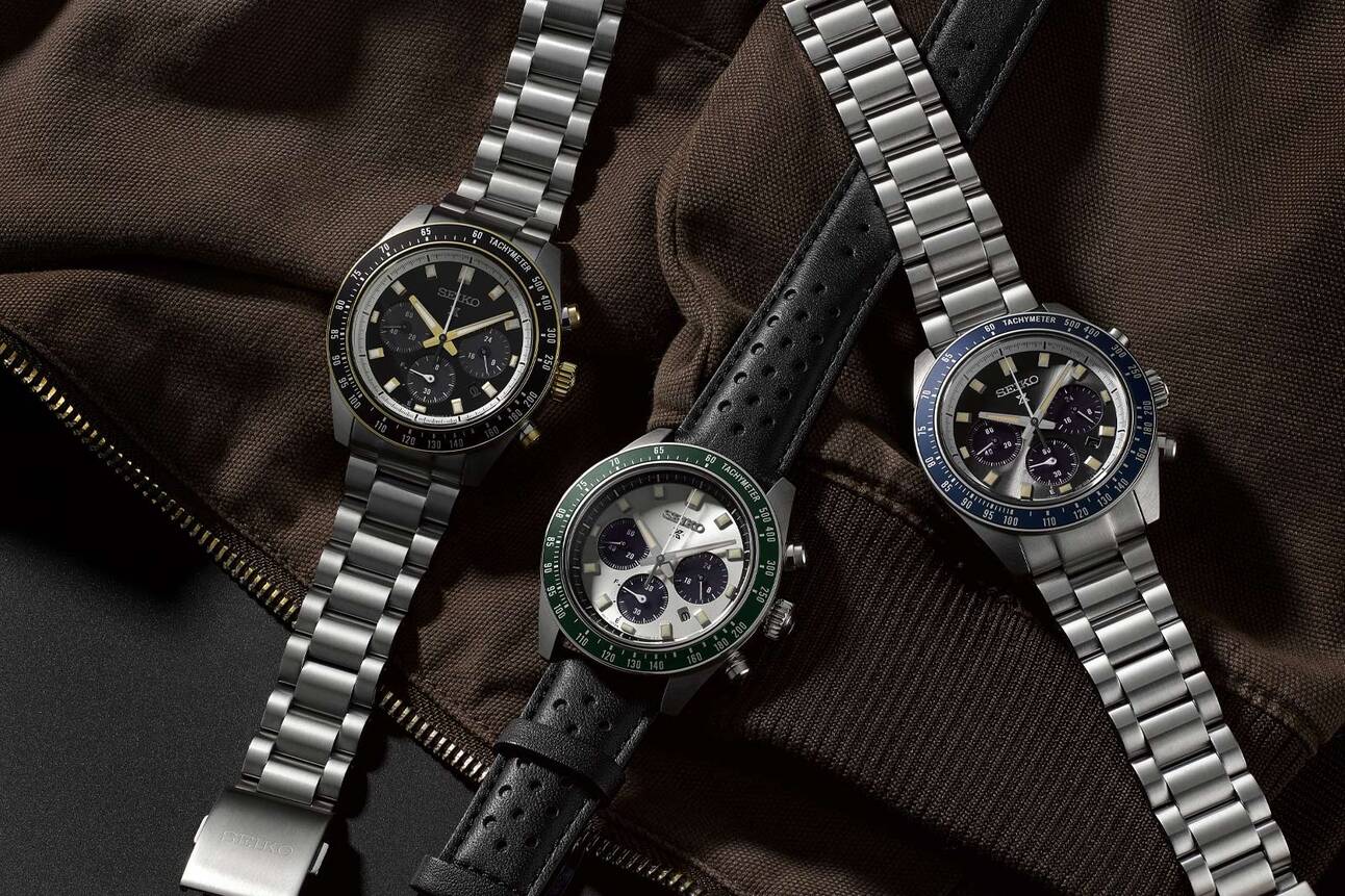 Seiko Releases Three Racing Themed Speedtimer Chronos; Unimatic Goes ...