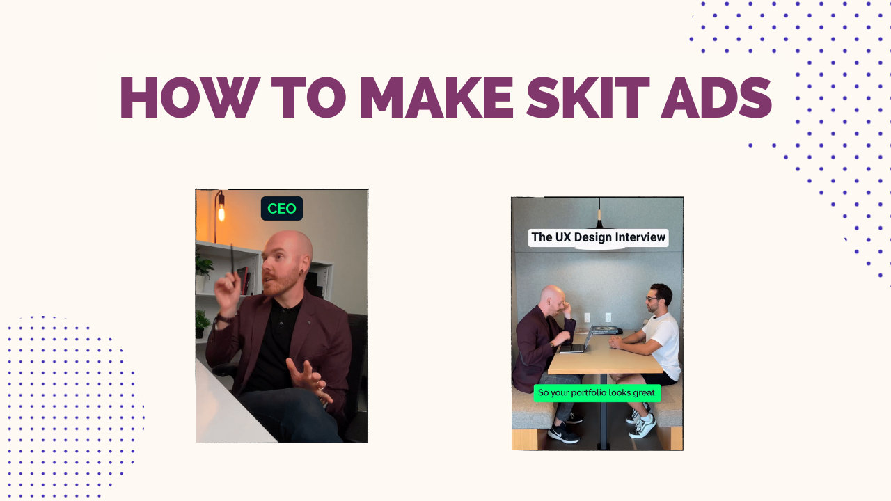 How to make skit ads
