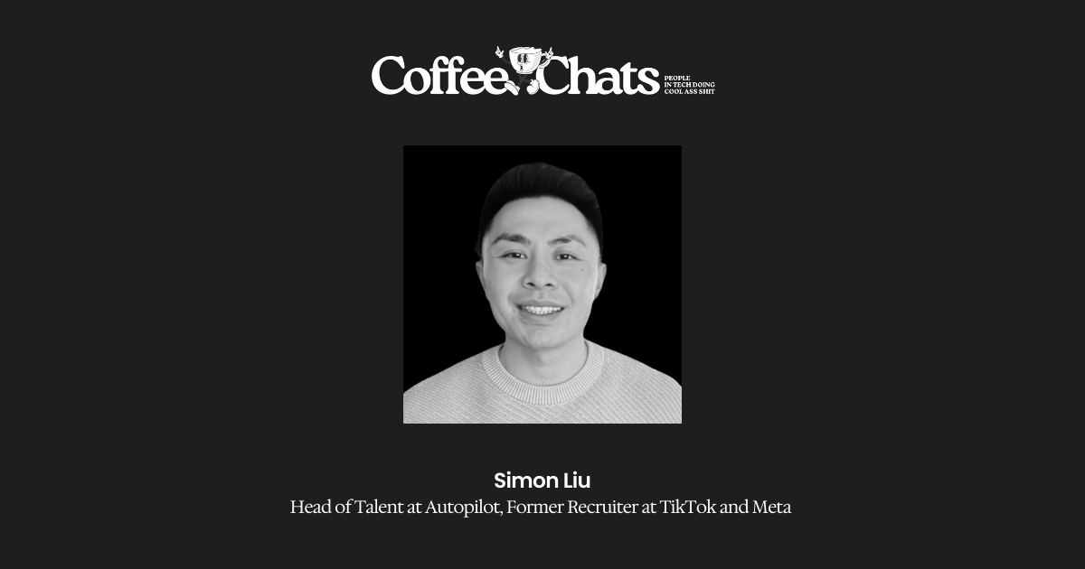 Coffee Chats Newsletter x Simon Liu