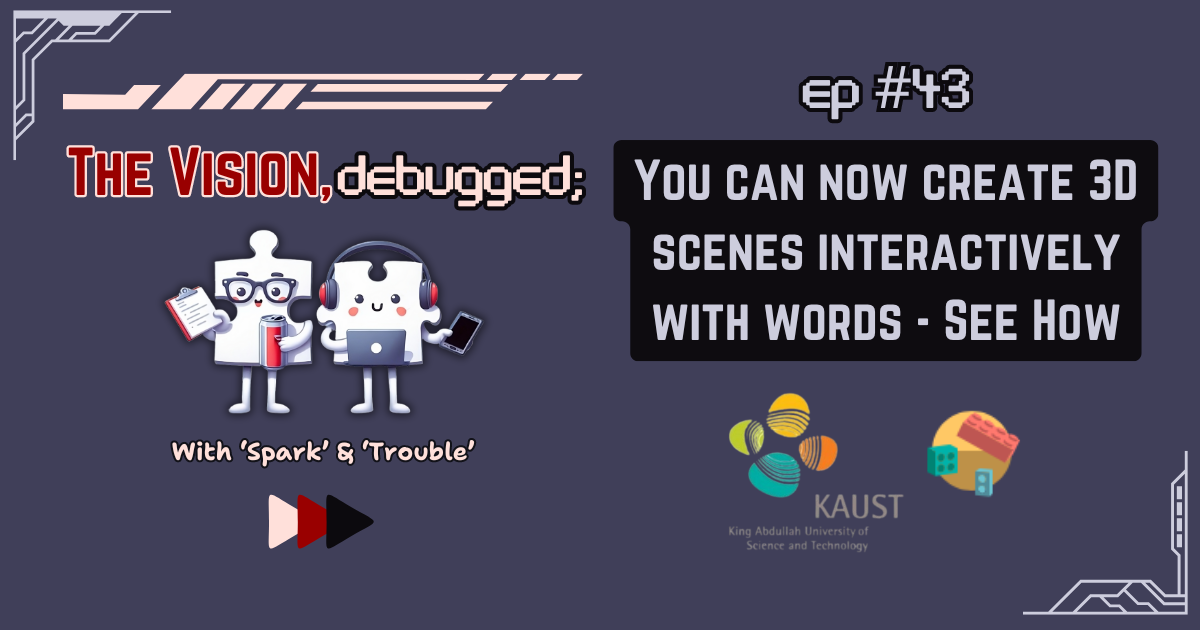 You can now create 3D scenes interactively with words - See How