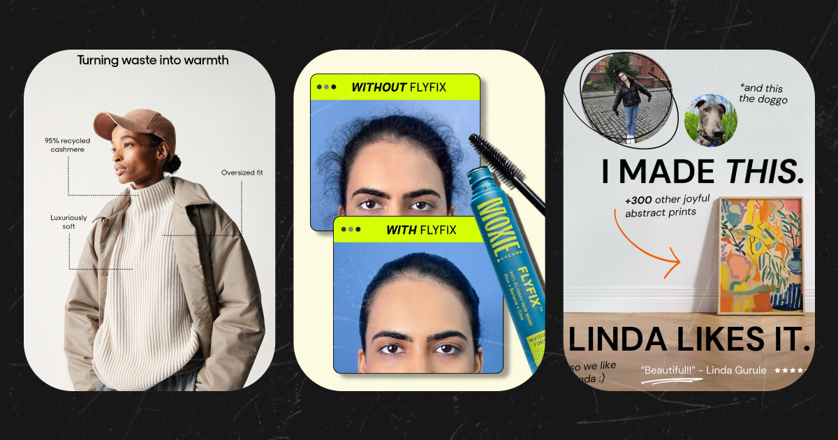 Some of the best Static Ads we've seen this week