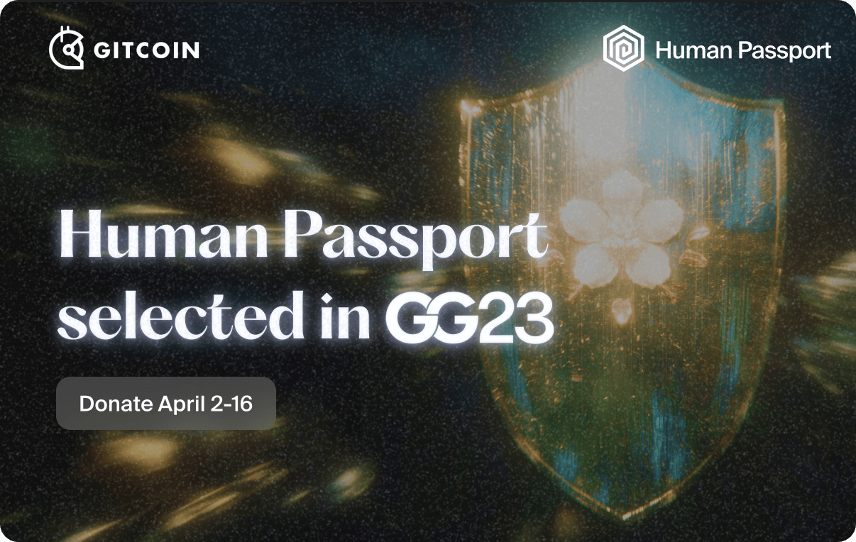 Donate to Human Passport during GG23!