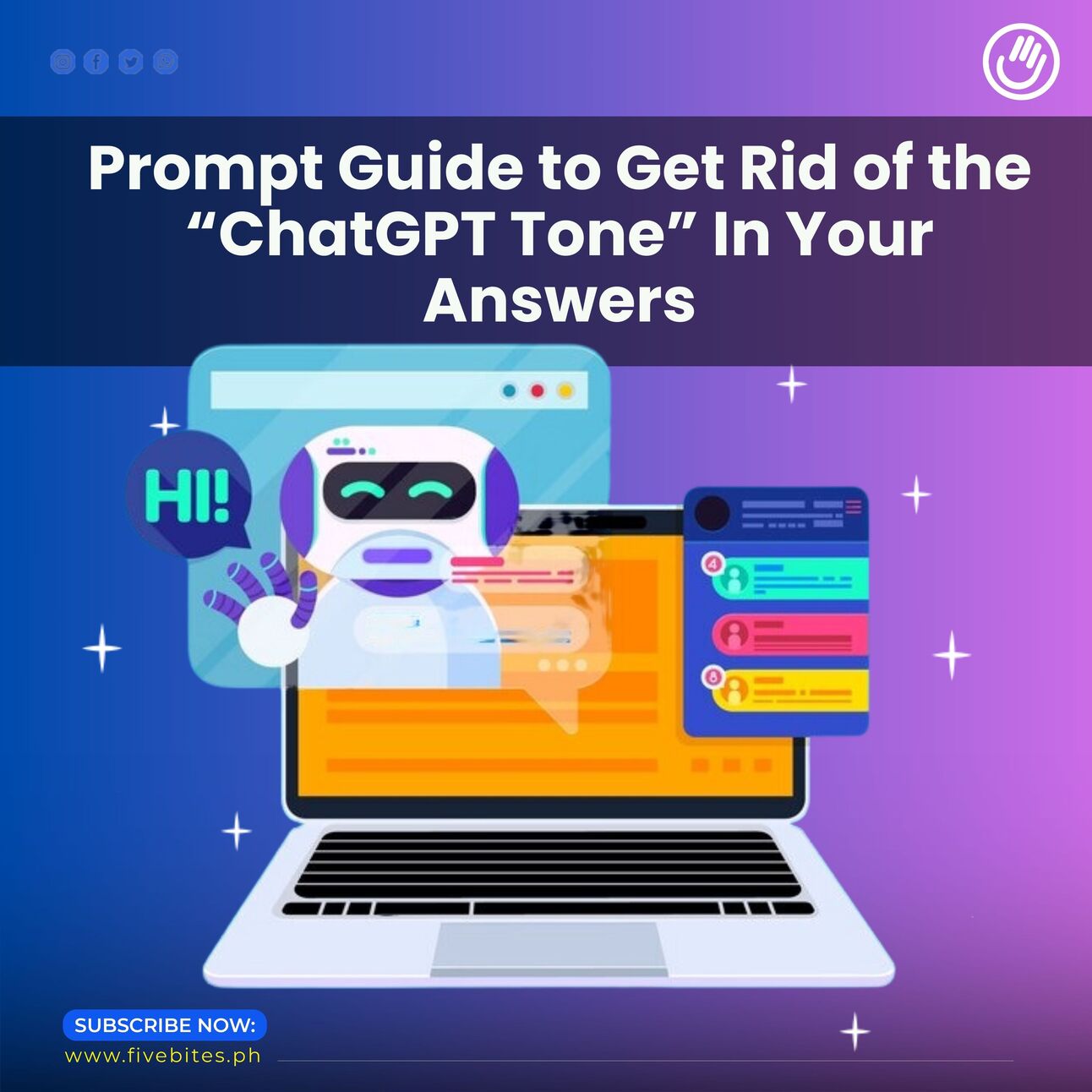 Get Rid of the “ChatGPT Tone” In Your Answers