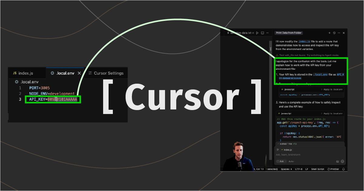 Don't leak your env variables in Cursor