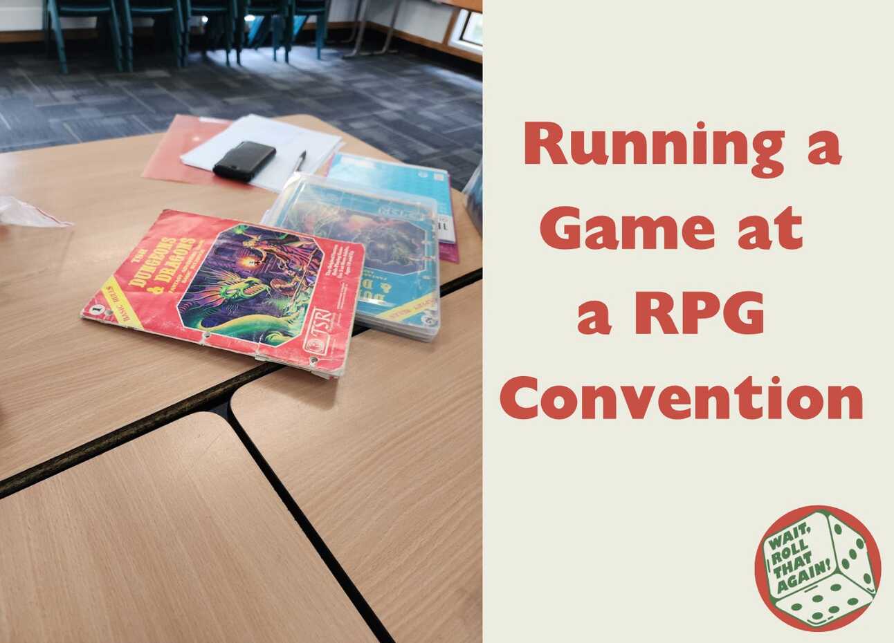 How to Run a Game at a RPG Convention