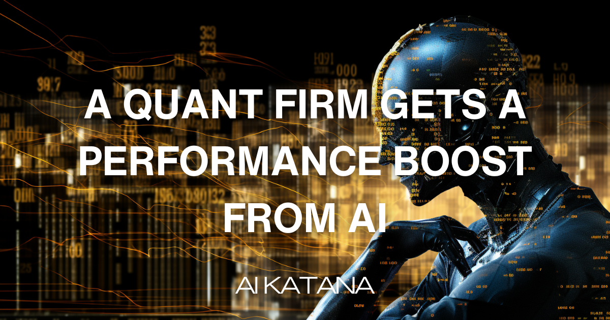 A Quant Firm Gets a Performance Boost From AI