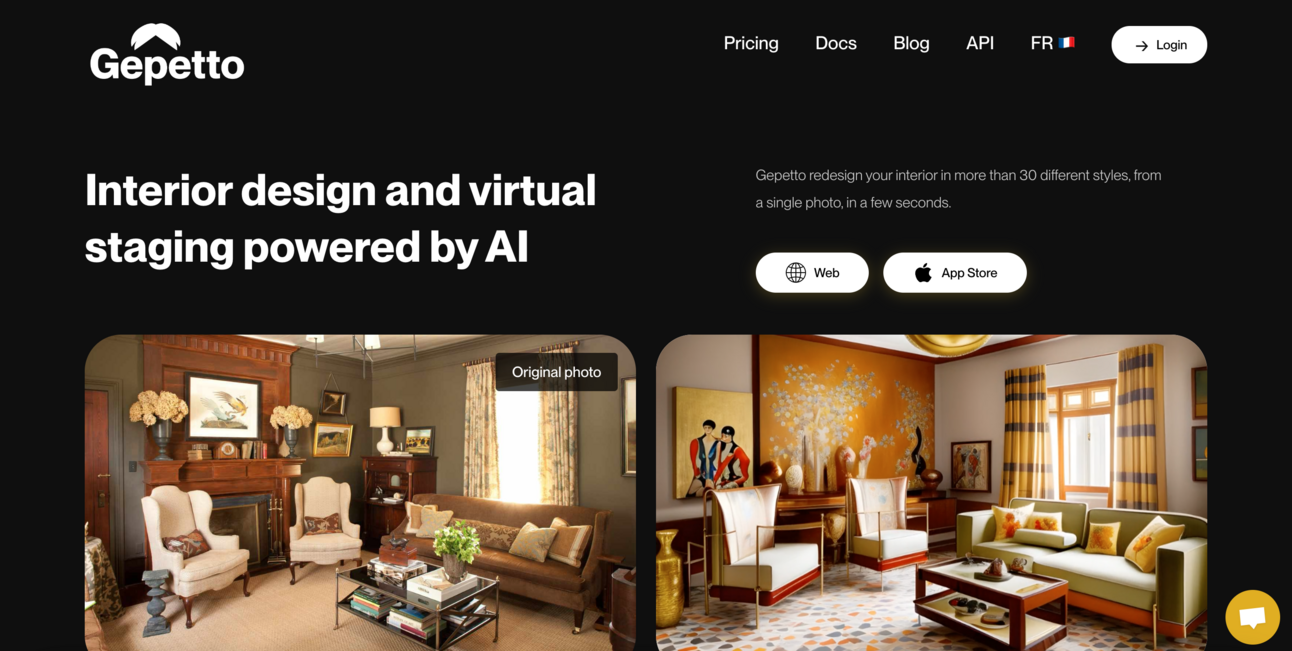 🤖 AI-powered interior design