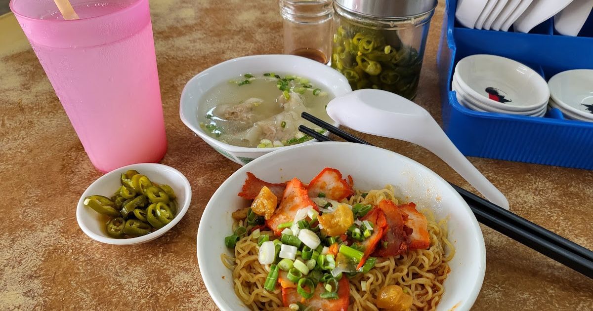 Tampoi Ah B Wanton Noodles - Legendary Duck Egg Noodles in JB