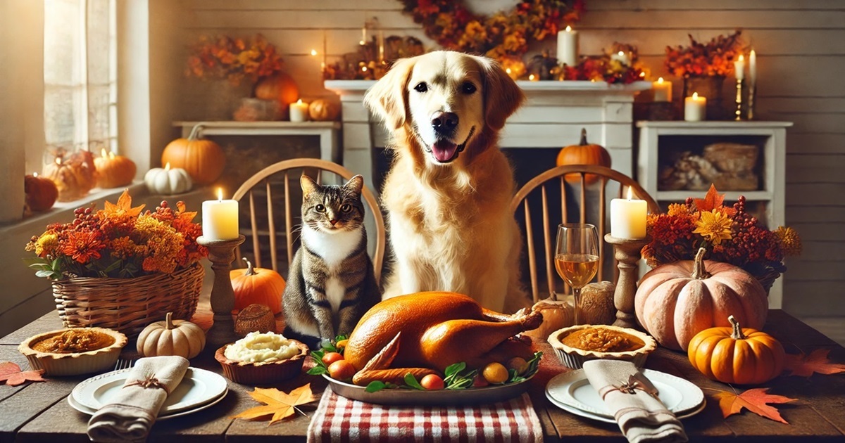 Thanksgiving Dinner for Your Pets – What's Safe & What Isn’t!