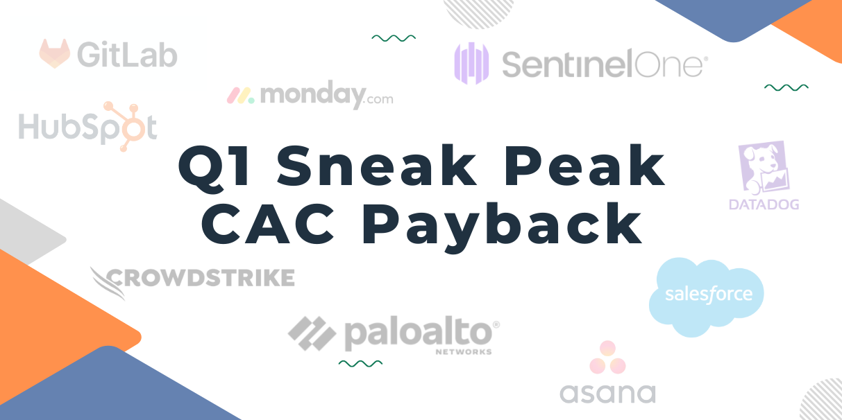 Sneak Peek at CAC Payback Rates from Q1