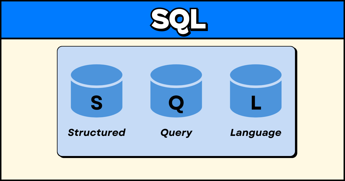 🦥What the heck is SQL?