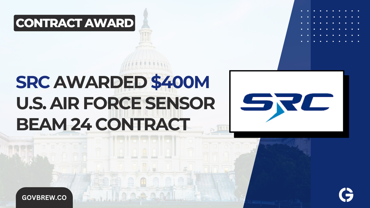 SRC Awarded $400M U.S. Air Force Sensor Beam 24 Contract SRC Awarded $400M U.S. Air Force Sensor Beam 24 Contract