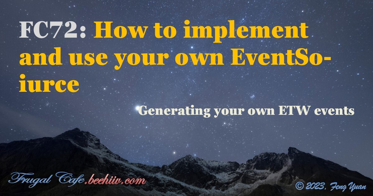 FC72: How to implement and use your own EventSource