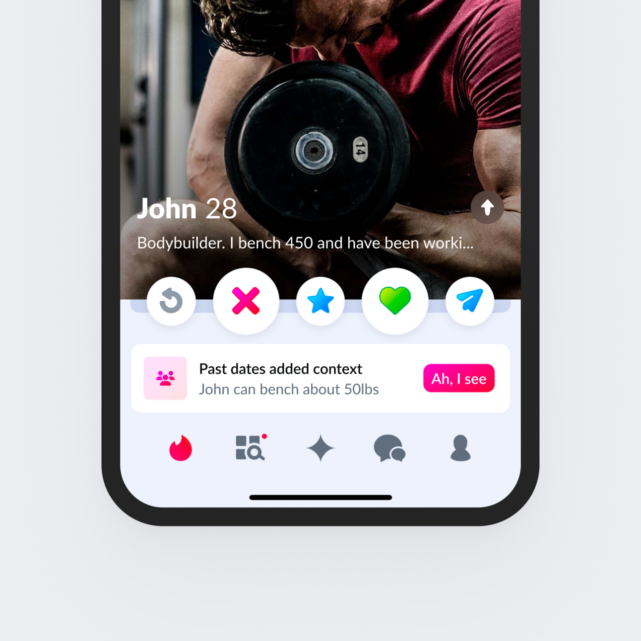 Tinder bio fact check