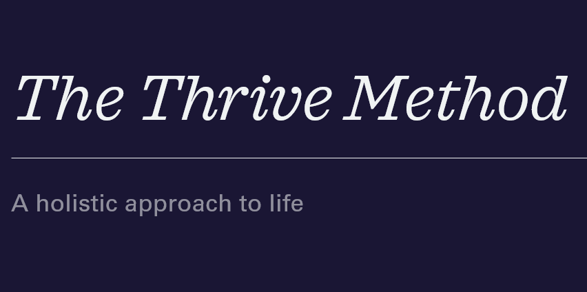 Discover The Thrive Method: