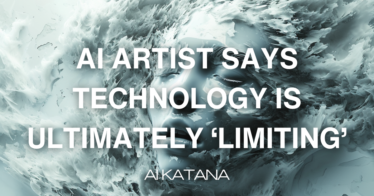 AI artist says technology is ultimately ‘limiting’