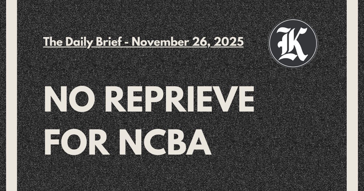 No Reprieve for NCBA