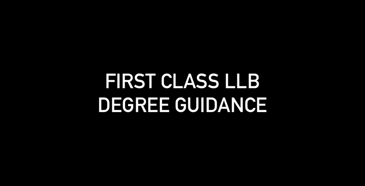 First Class LLB Degree Guidance | Equal Opportunity