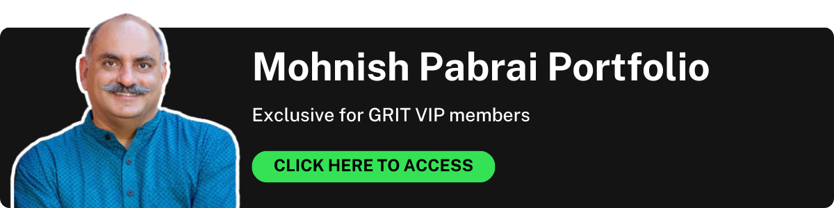 Mohnish Pabrai's Portfolio | GRIT