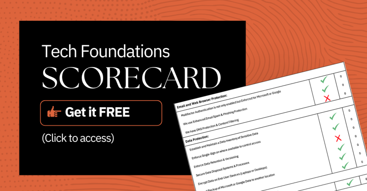 Technology Foundations Scorecard | The Art of Business Tech