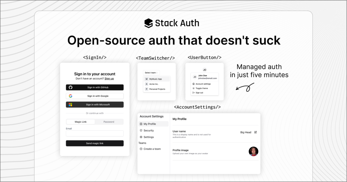 Stack Auth Updates #4: Vanilla JS library & more