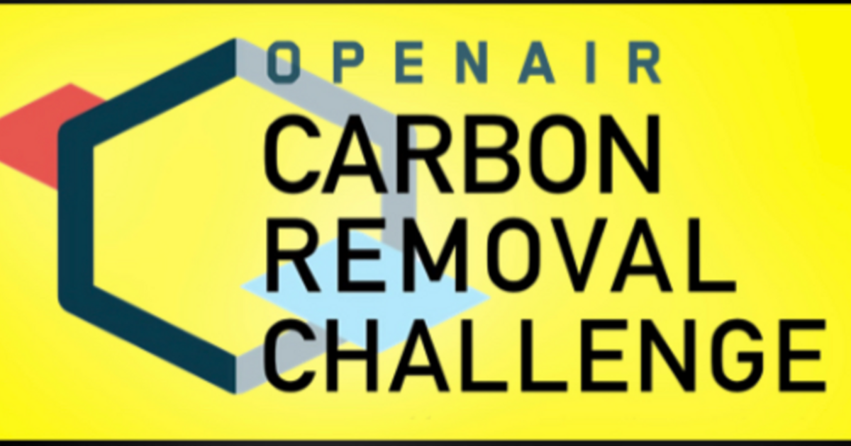 Carbon Removal Challenge Finalist Announcement!!!
