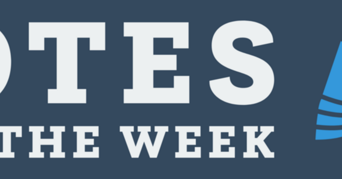 Notes From The Week #14