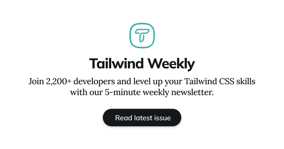 Tailwind Weekly #184: Bug fixes, fancy attr() and Favicons in 2025 Tailwind Weekly #184: Bug fixes, fancy attr() and Favicons in 2025
